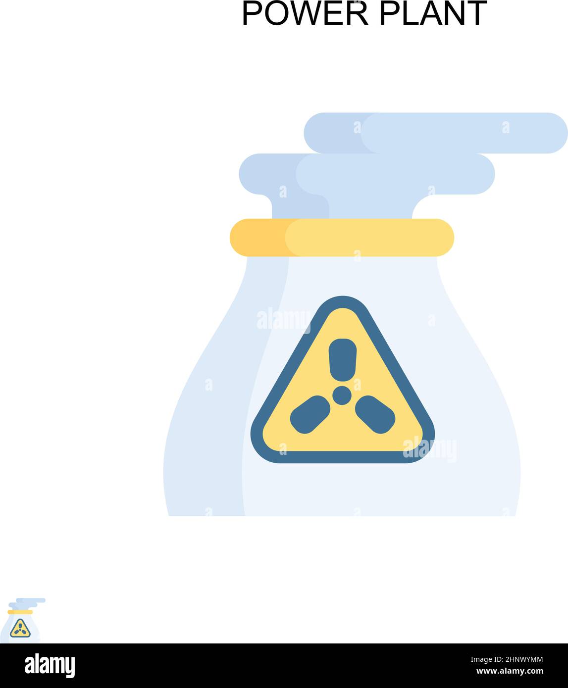 Power plant Simple vector icon. Illustration symbol design template for ...
