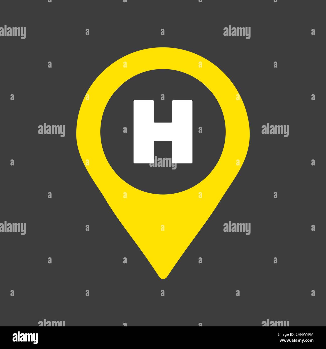 Map marker icon helicopter hi-res stock photography and images - Alamy