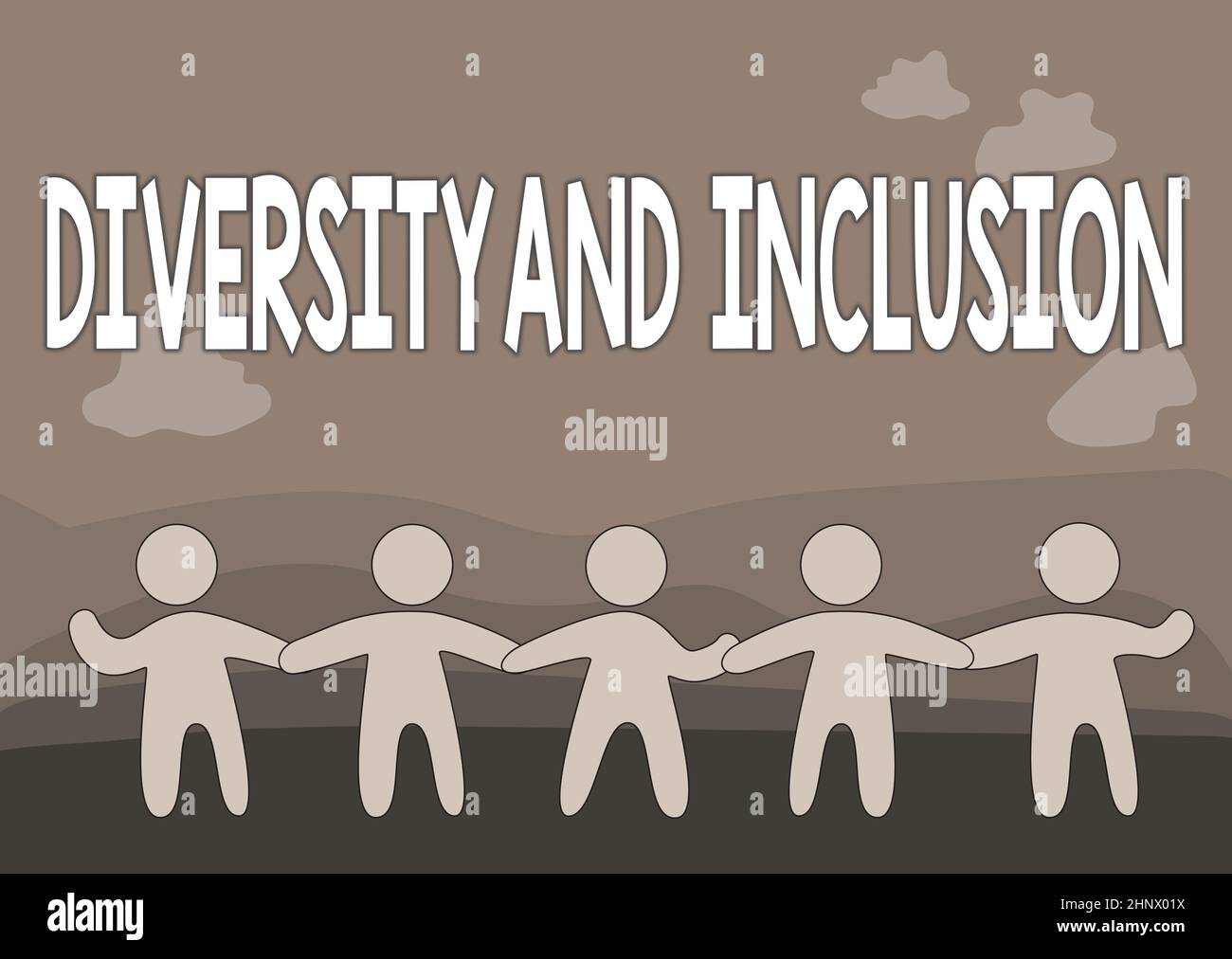 Hands joined together drawing hi-res stock photography and images - Alamy