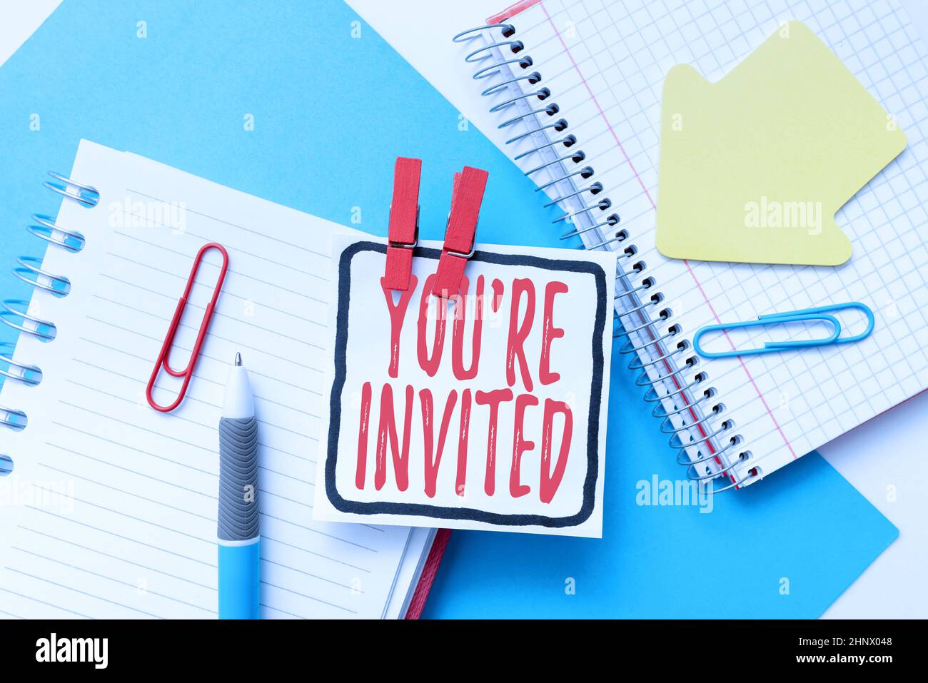 Text showing inspiration You Re Invited, Concept meaning make a polite ...