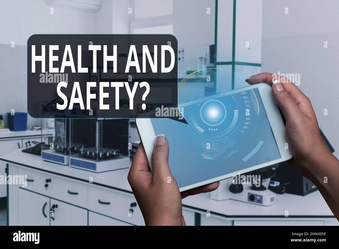 Hand writing sign Health And Safety Question, Concept meaning ...