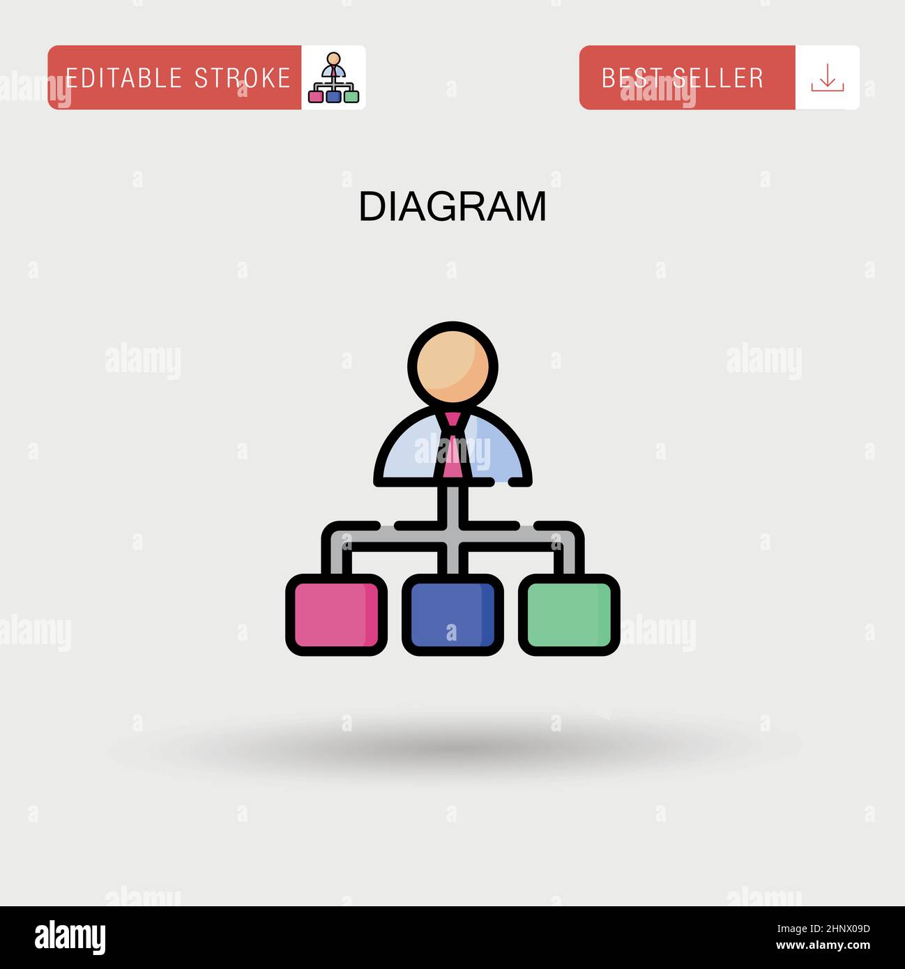 Simple infographic diagram hi-res stock photography and images - Alamy