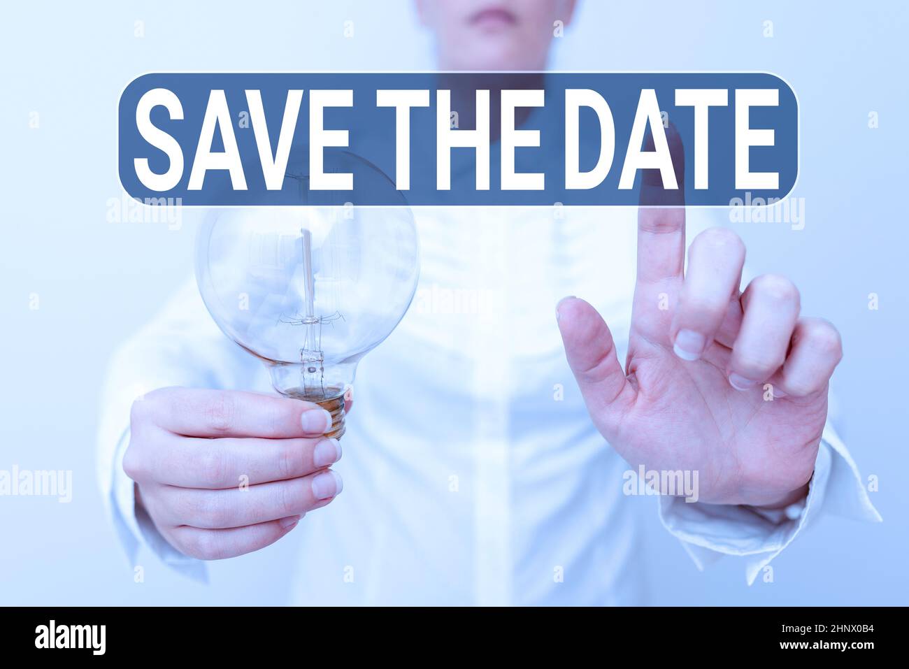 Writing displaying text Save The Date, Business concept remember not schedule anything else on ...