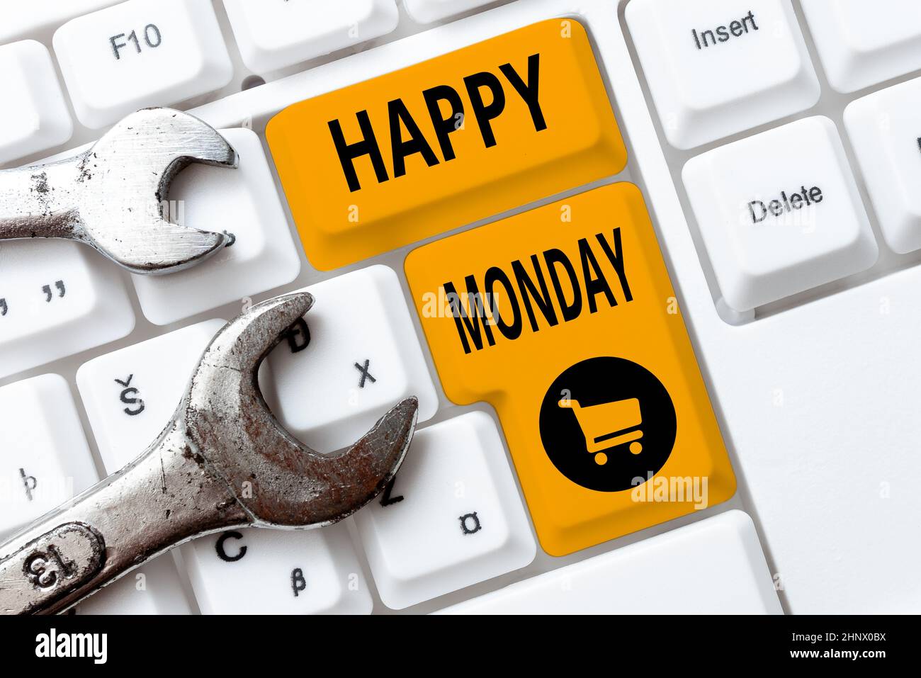 Handwriting text Happy Monday, Internet Concept telling that person ...