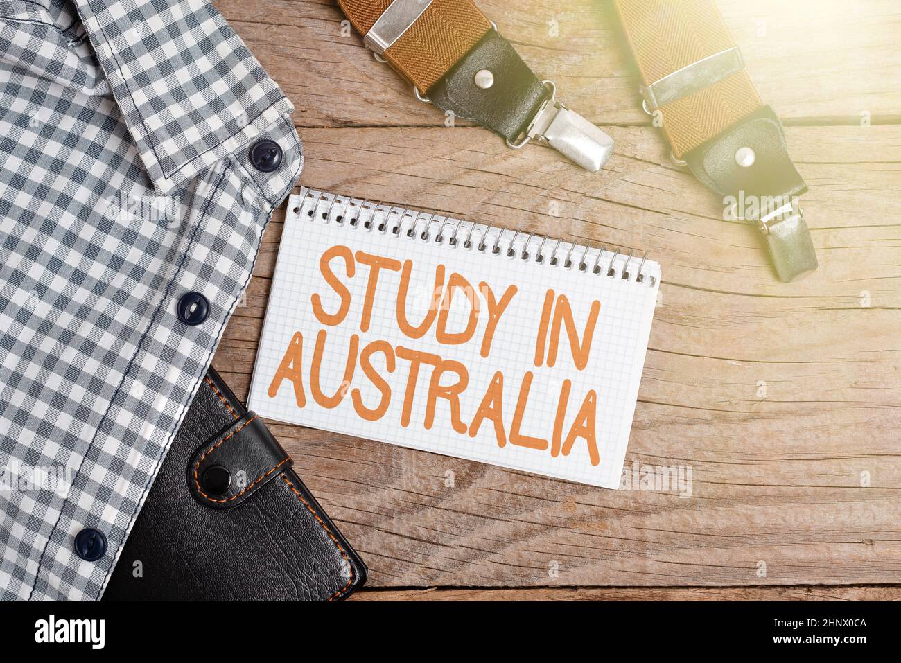 Inspiration showing sign Study In Australia, Internet Concept going ...