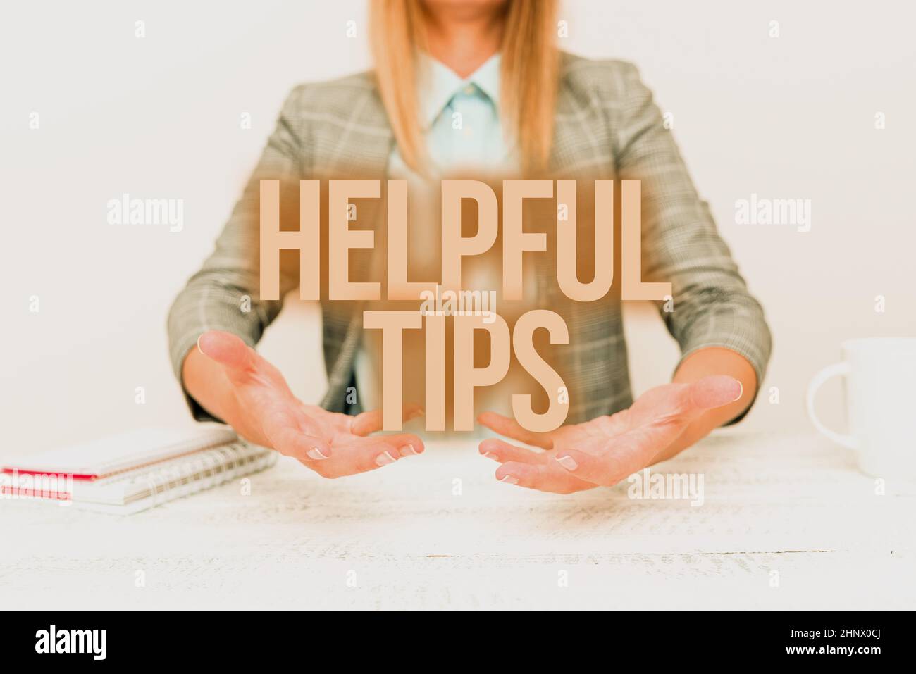 Sign displaying Helpful Tips, Internet Concept advices given to be ...