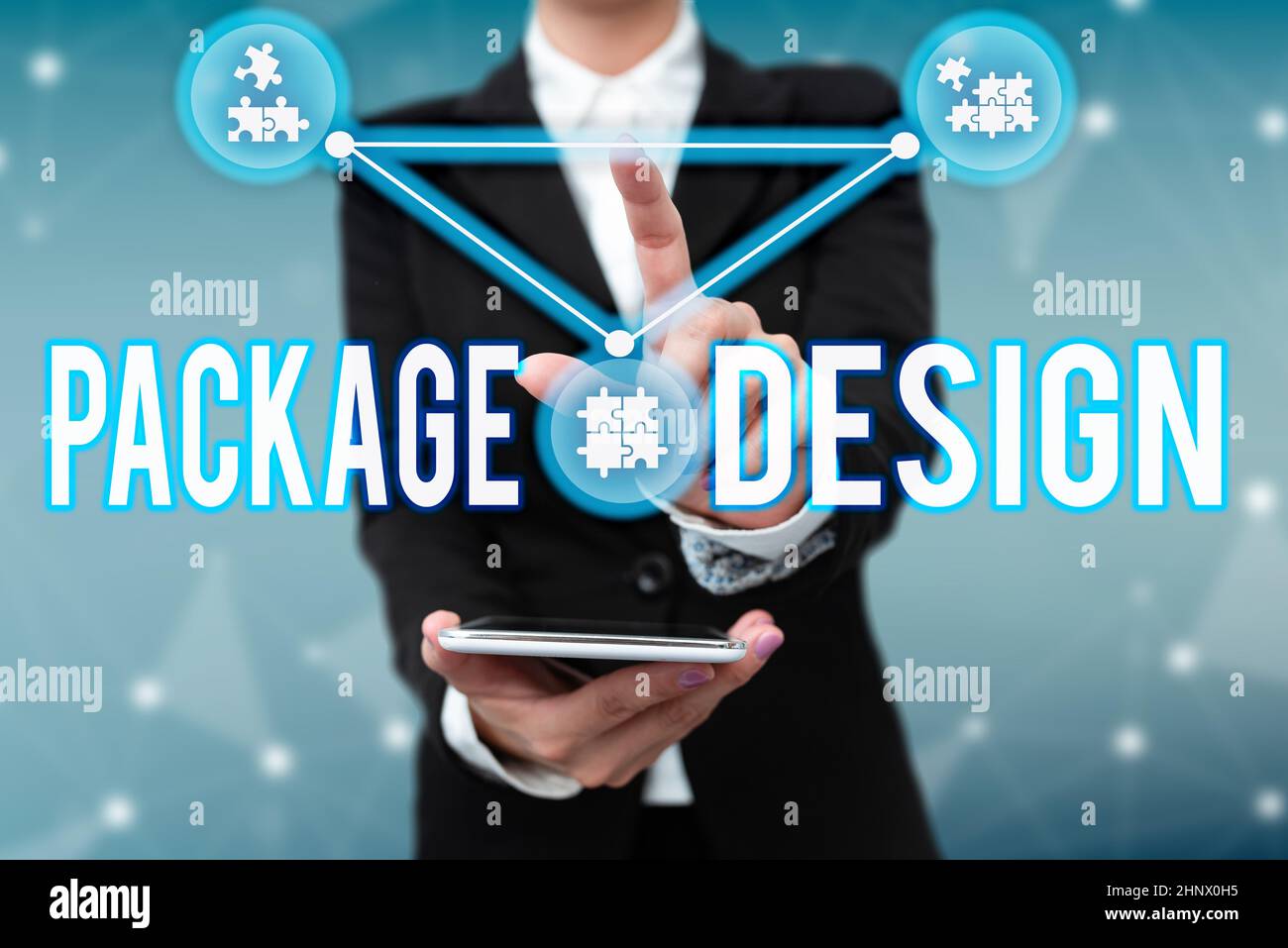 Handwriting text Package Design, Business approach Strategy in creating ...