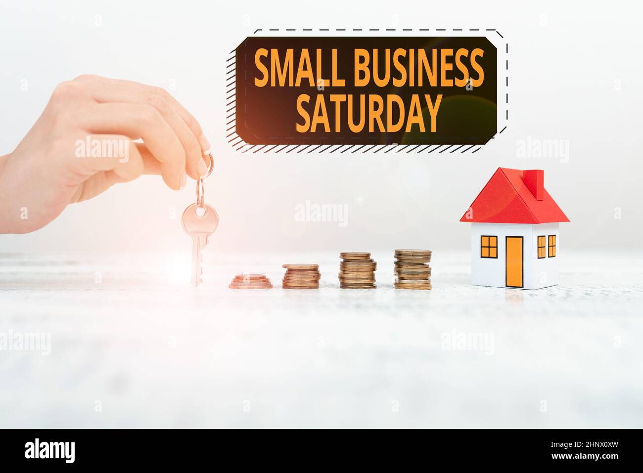Writing displaying text Small Business Saturday, Concept meaning ...