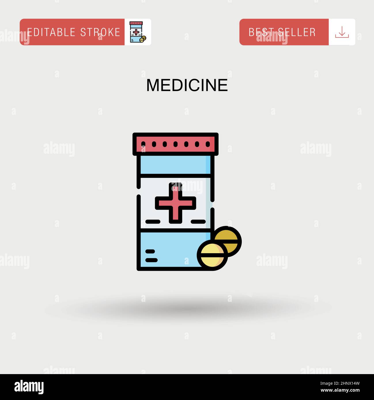 Stethoscope pills icon simple Stock Vector Images - Alamy