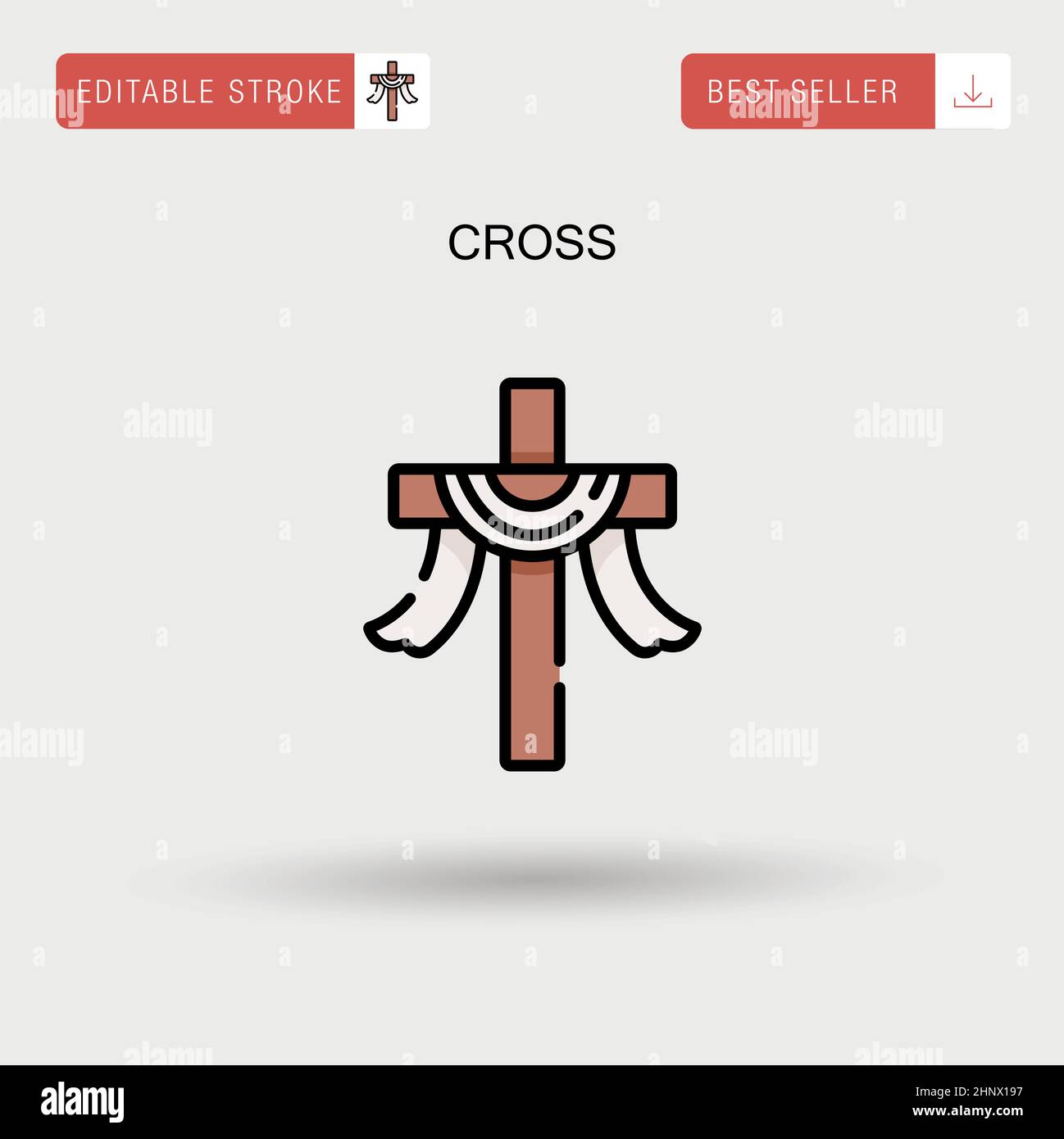 Christianity religion cross concept Stock Vector Images - Alamy