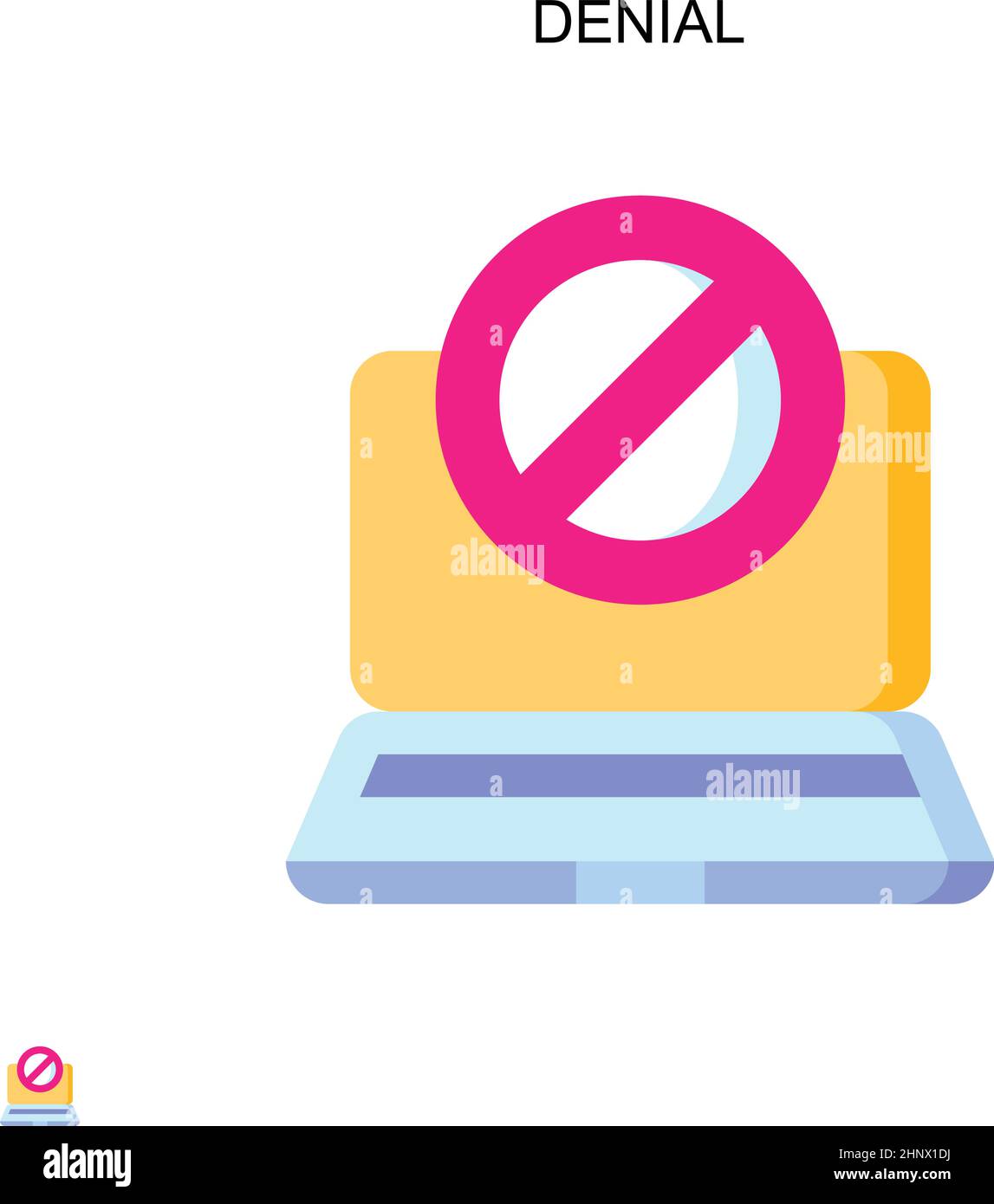 Hand gesture no Stock Vector Images - Alamy