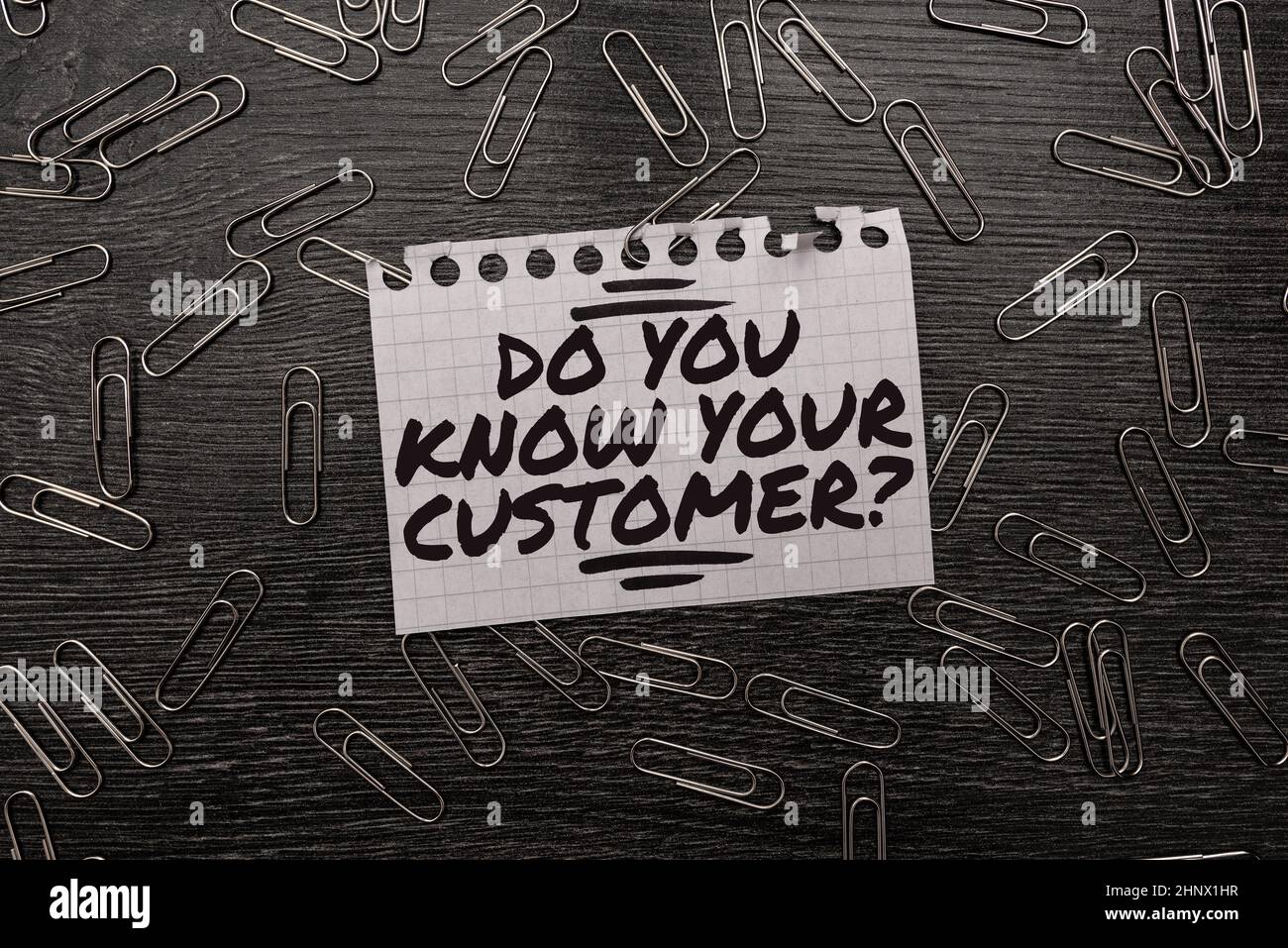Sign displaying Do You Know Your Customer Question, Business approach ...