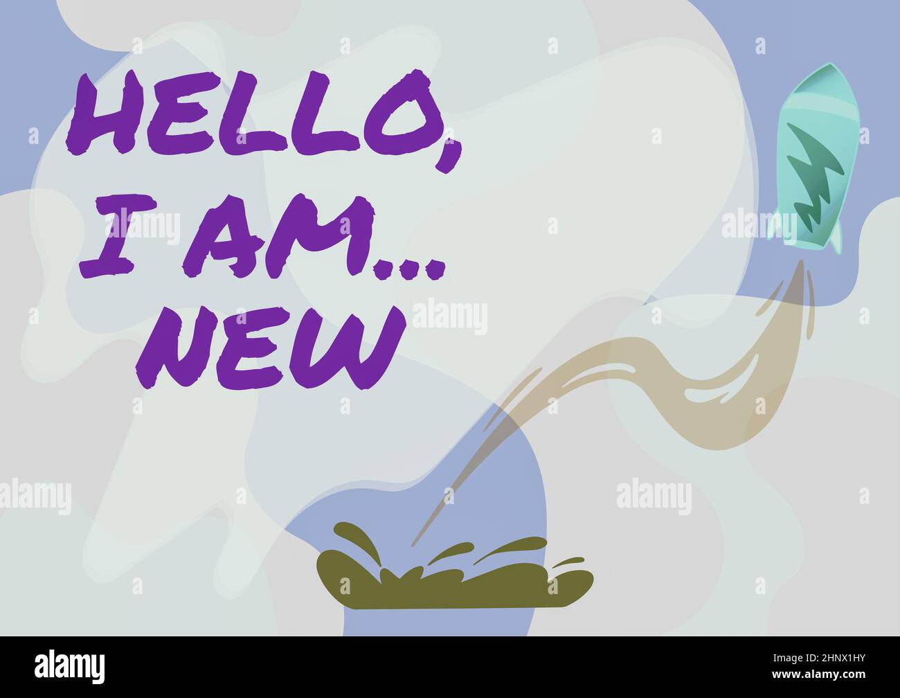 Conceptual display Hello I Am New, Concept meaning used greeting or ... Conceptual display Hello I Am New, Concept meaning used greeting or ...