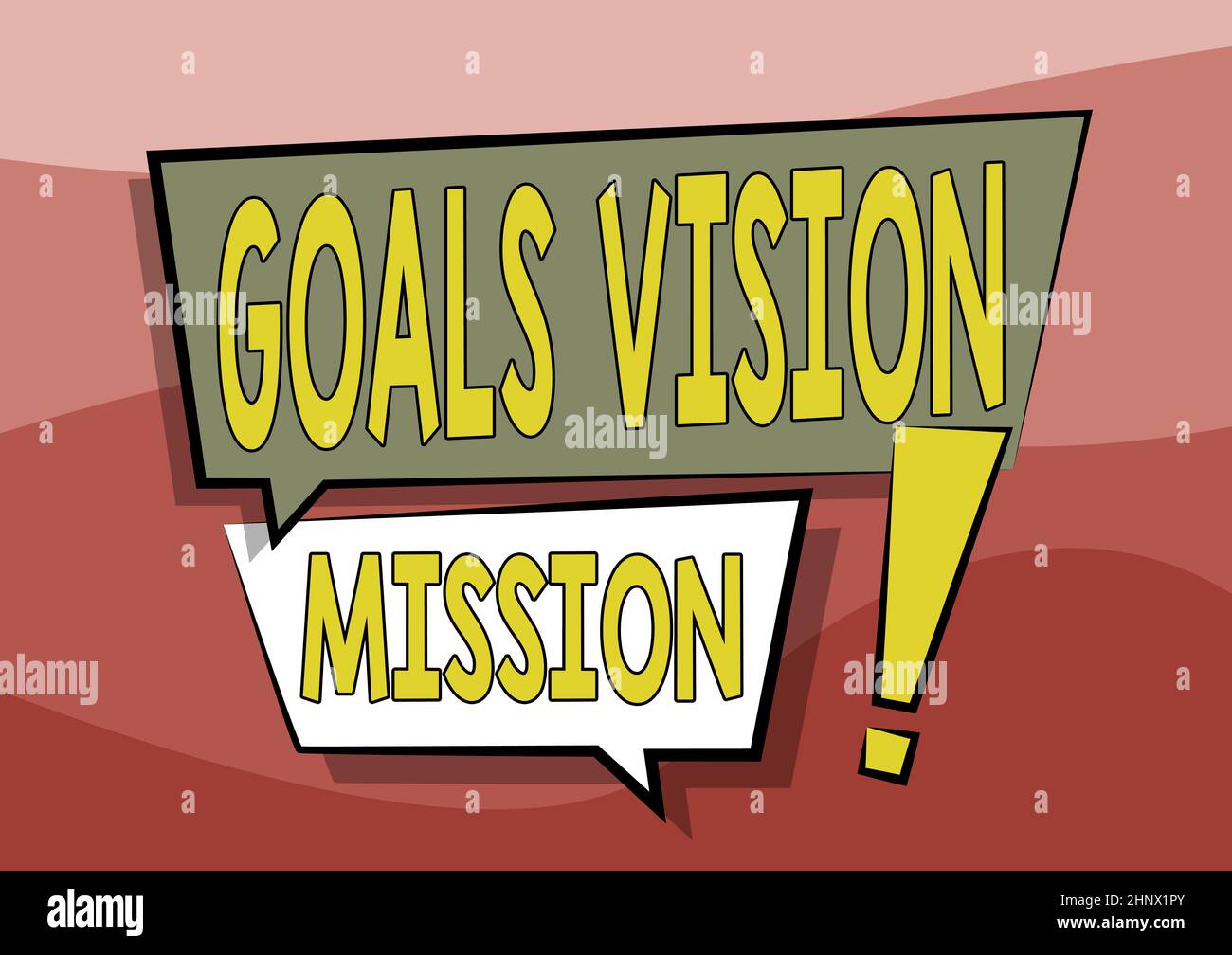 Conceptual caption Goals Vision Mission, Internet Concept practical ...