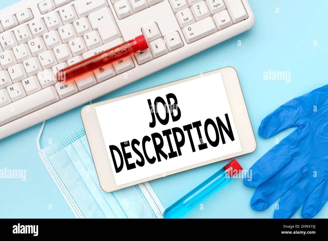 Sign displaying Job Description, Business concept a formal account of ...