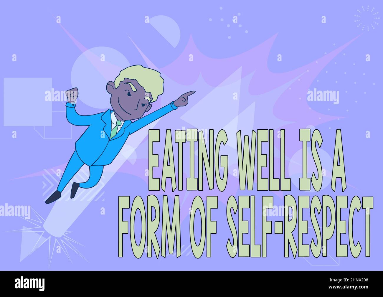 Inspiration showing sign Eating Well Is A Form Of Self Respect, Word ...