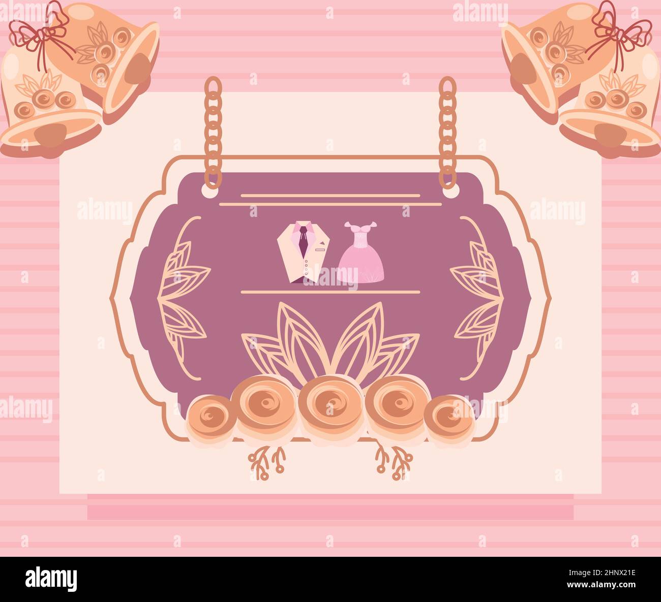 wedding board and flowers Stock Vector Image & Art - Alamy