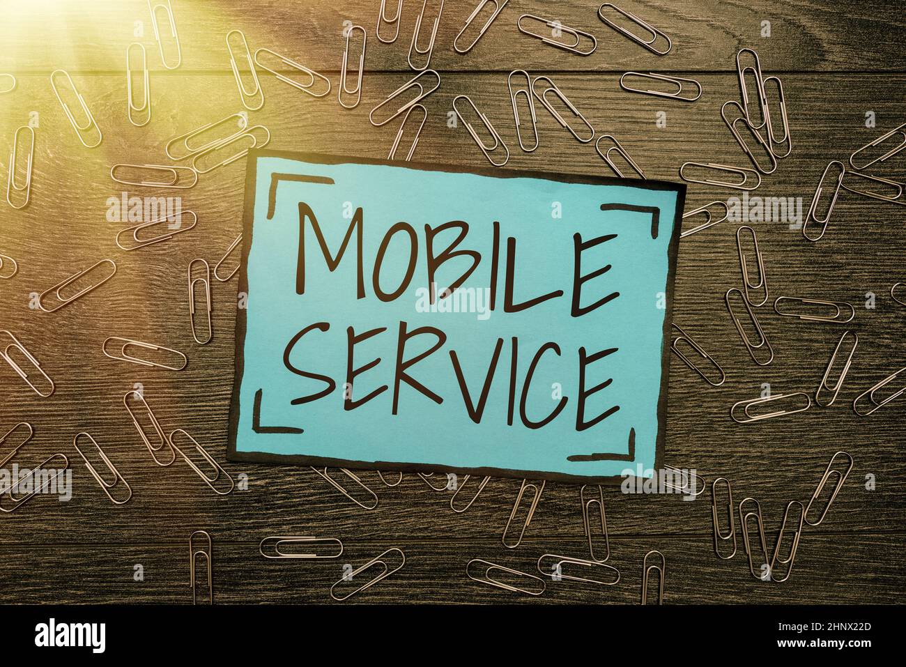 Sign displaying Mobile Service, Business idea Radio communication ...