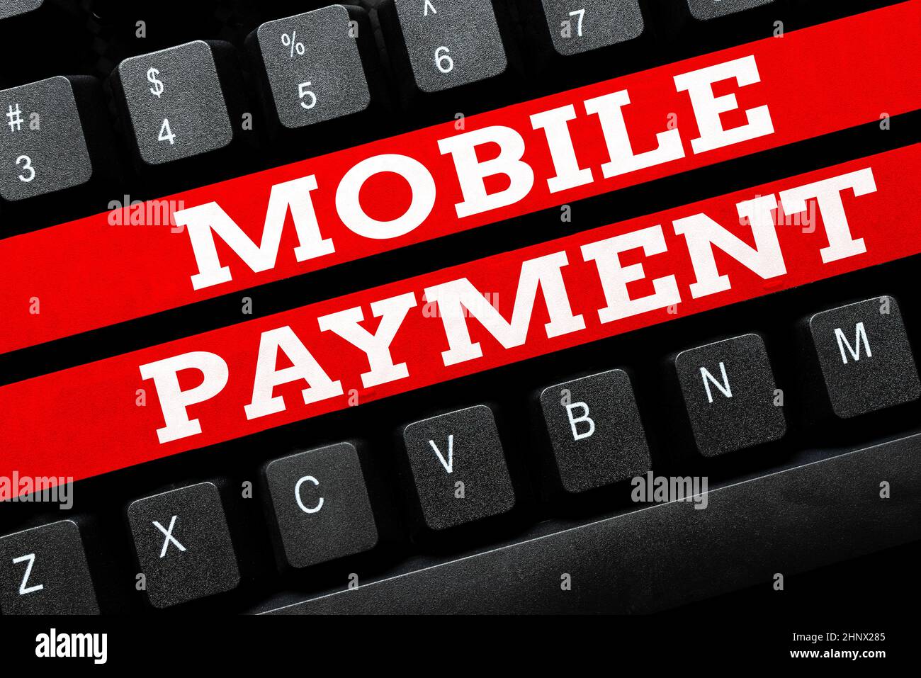 Handwriting text Mobile Payment, Word Written on Cashless Payment made ...