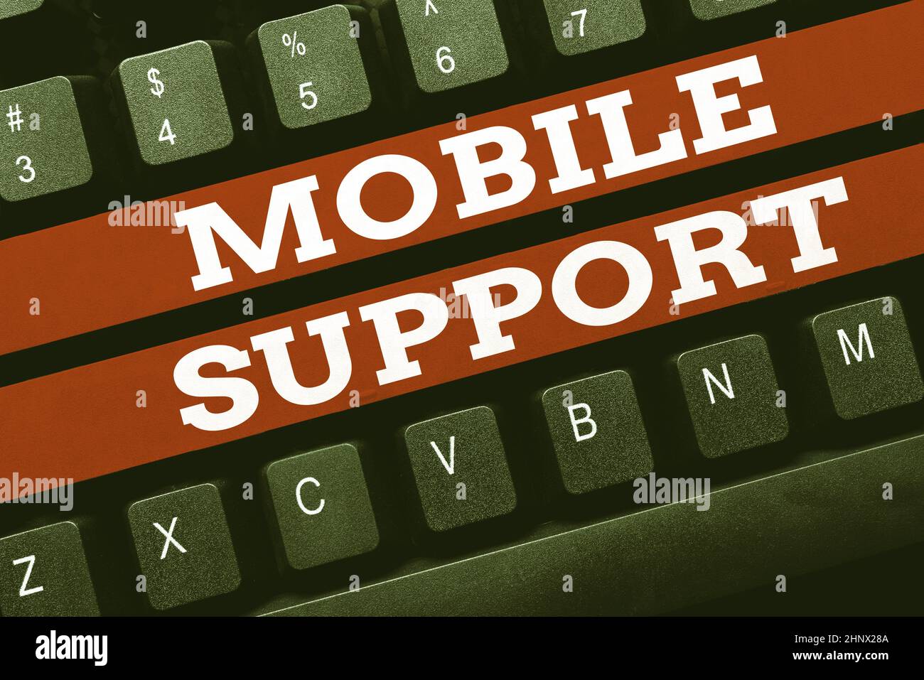 Writing displaying text Mobile Support, Conceptual photo Provides ...