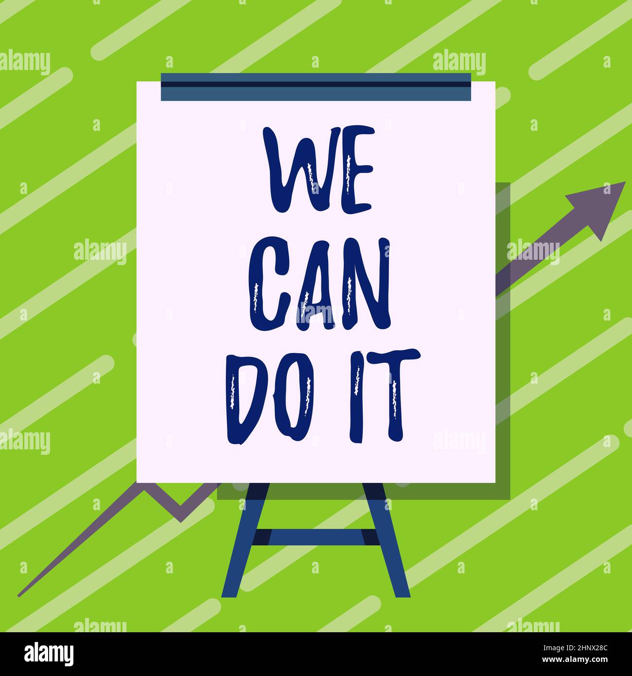 Writing displaying text We Can Do It, Concept meaning see yourself as ...