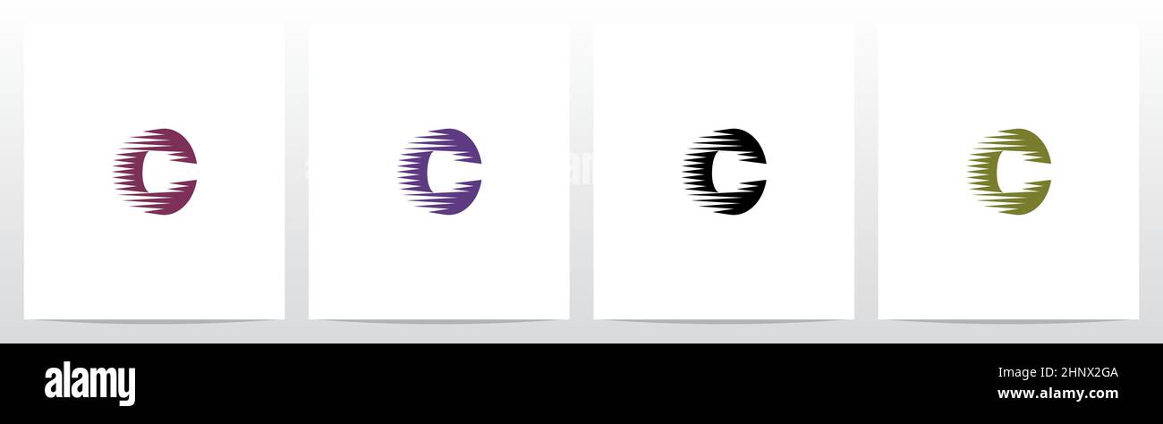 Microphone On Letter Logo Design C Stock Vector Image & Art - Alamy