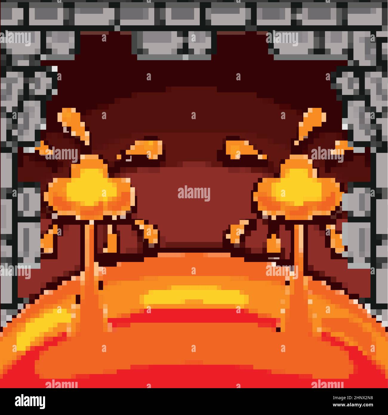 game pixel interface Stock Vector Image & Art - Alamy
