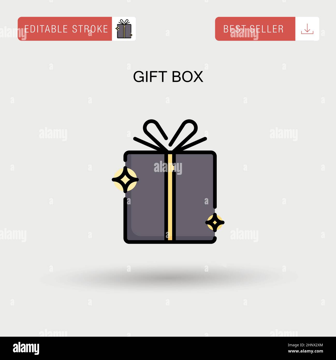 3d open gift box surprise xmas and new year design hi-res stock ...