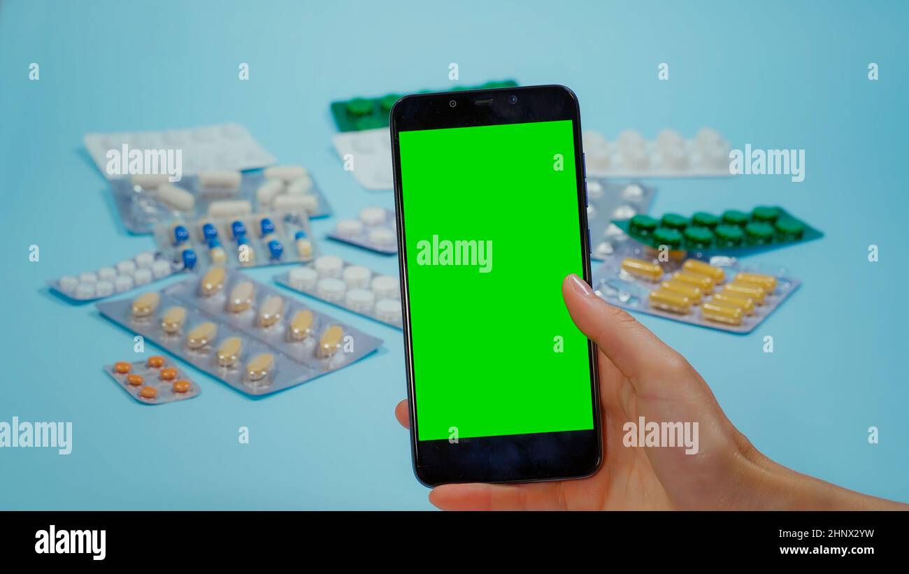 Use phone with Chroma Key Display for Medication Information ...