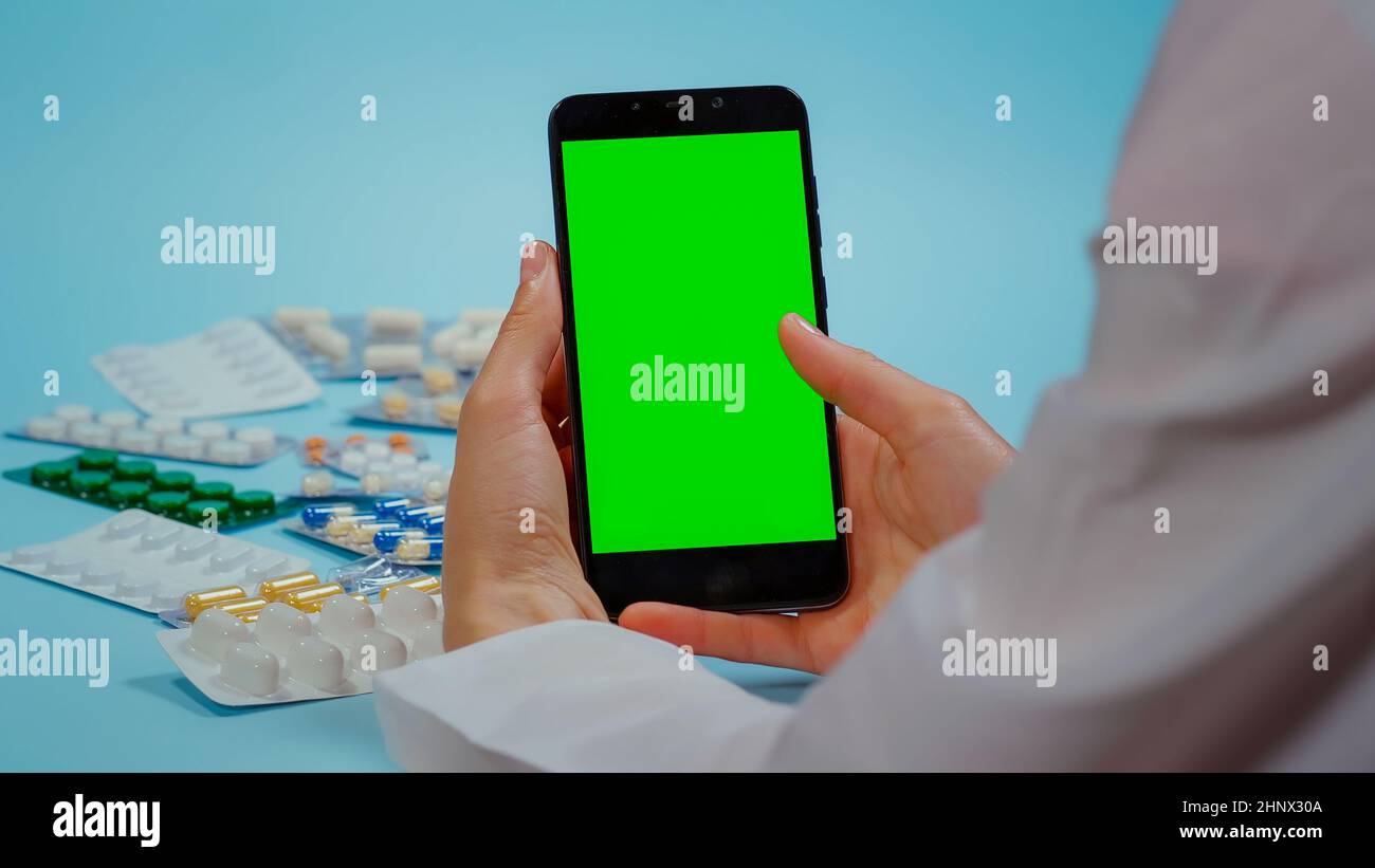 Phone with Chroma Key Display for Medication Information ...