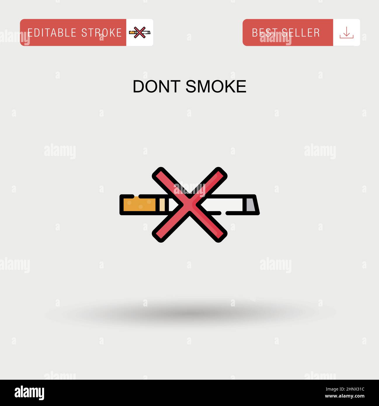 Dont smoke prohibition sign Stock Vector Images - Alamy