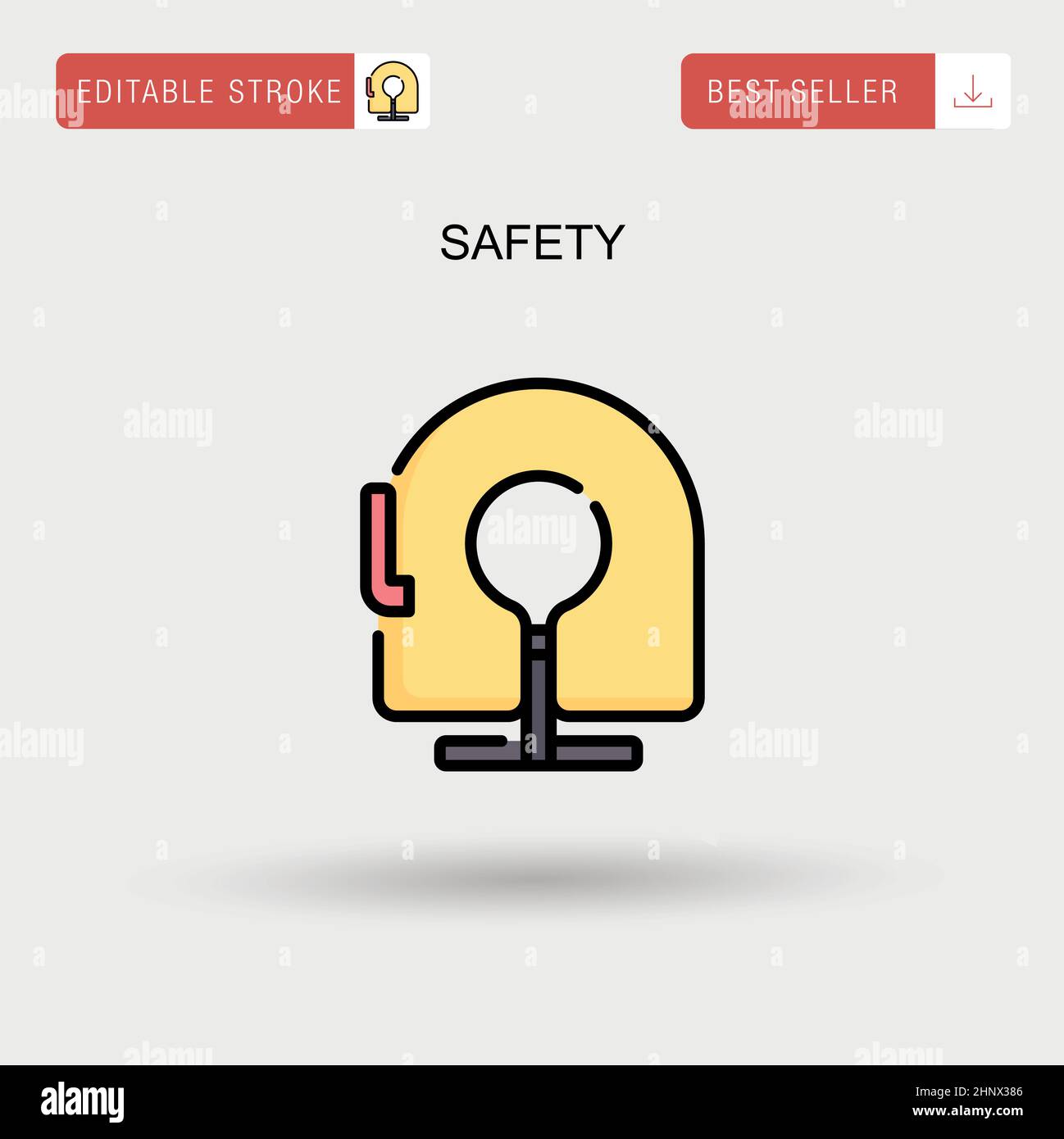 Safety Simple vector icon Stock Vector Image & Art - Alamy