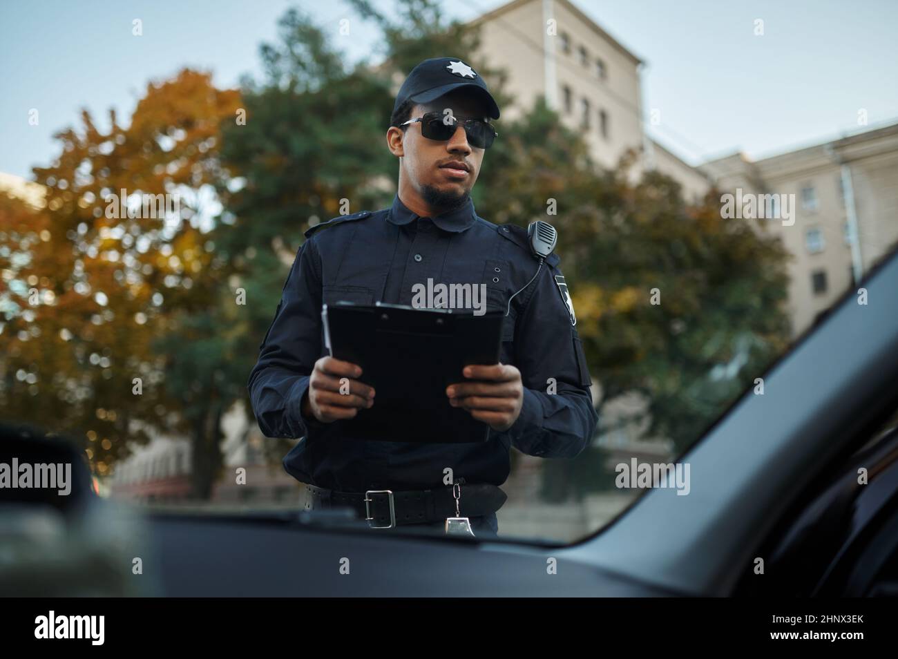 Police officer notebook hi-res stock photography and images - Alamy
