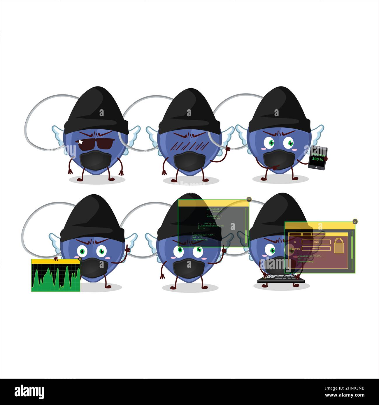 Heart hacker Stock Vector Images - Alamy