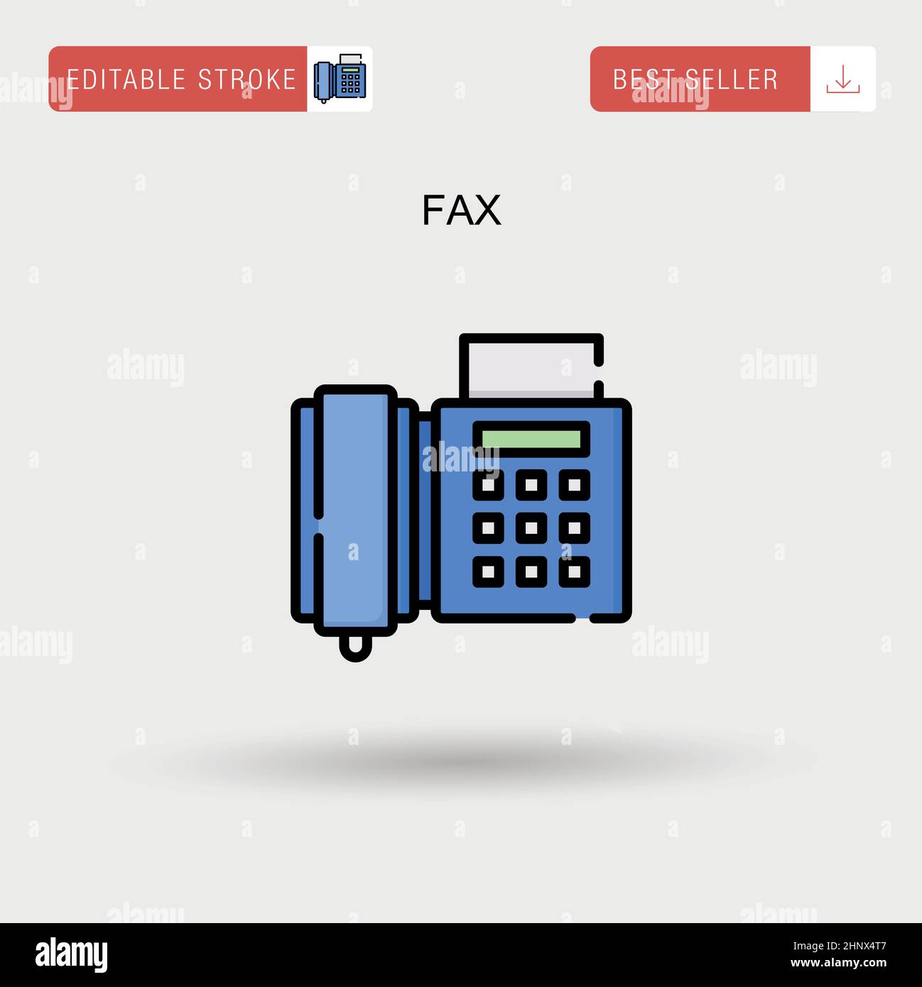 Telephone fax Stock Vector Images - Alamy