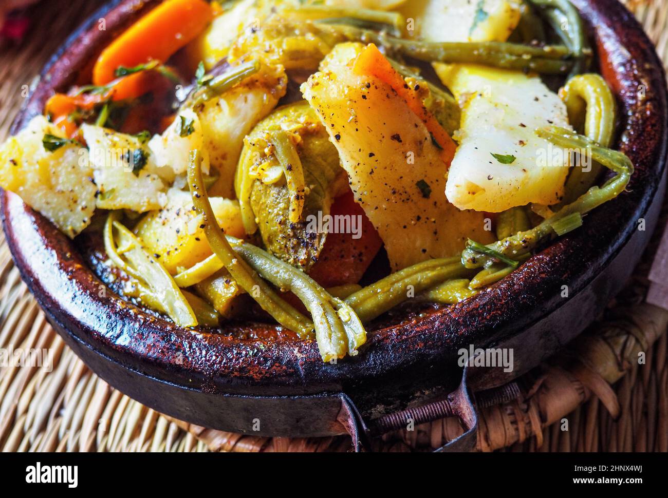Closeup typical moroccan tajine hi-res stock photography and images - Alamy
