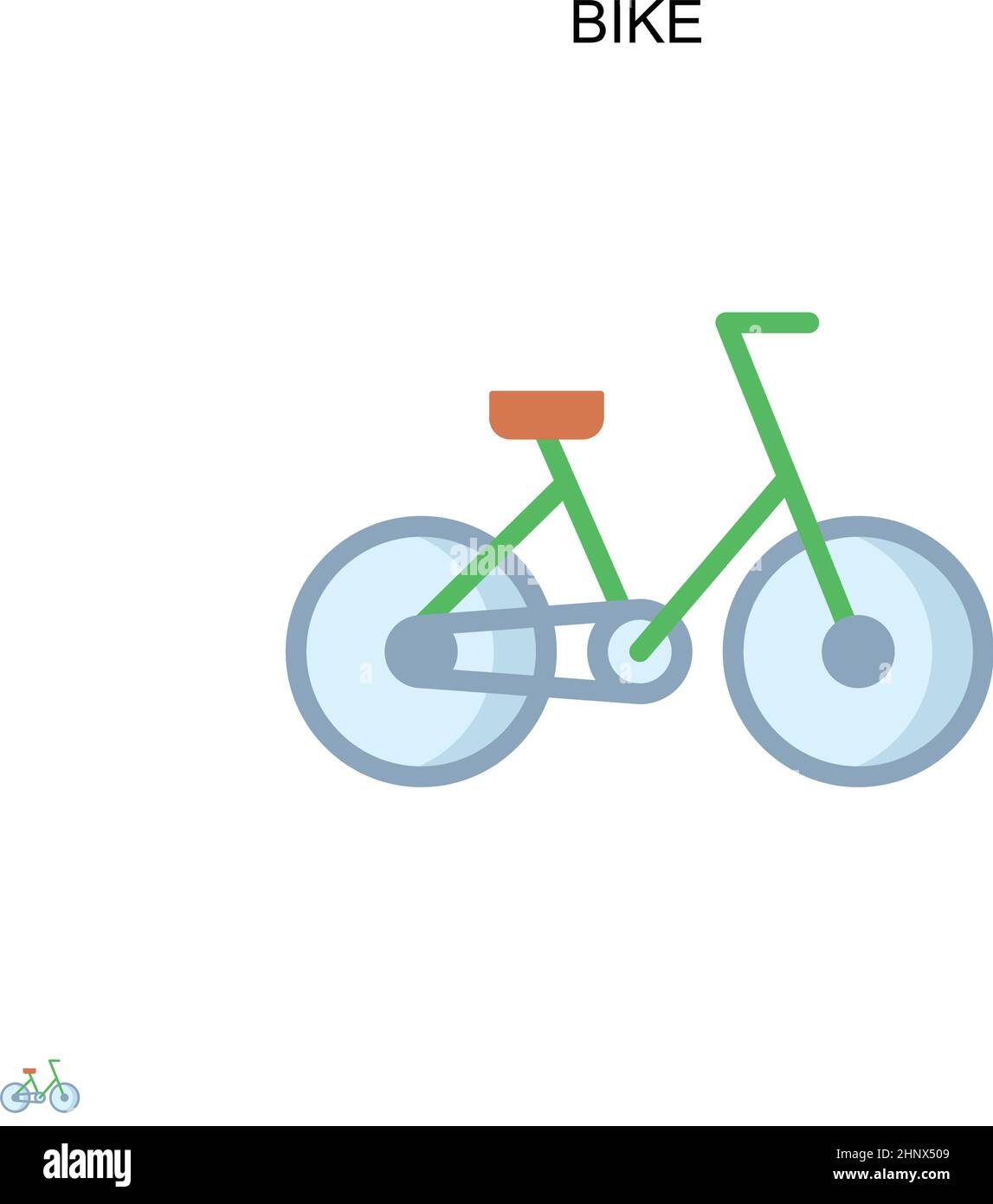 Bike Simple vector icon. Illustration symbol design template for web ...