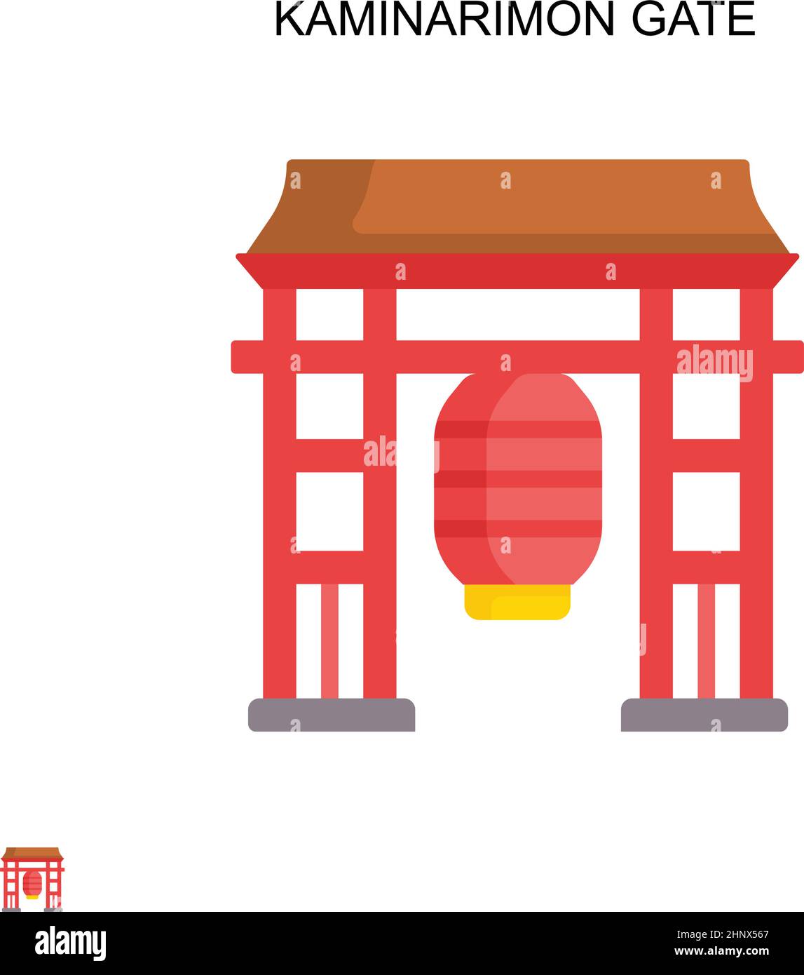 Tokyo asakusa kannon temple Stock Vector Images - Alamy