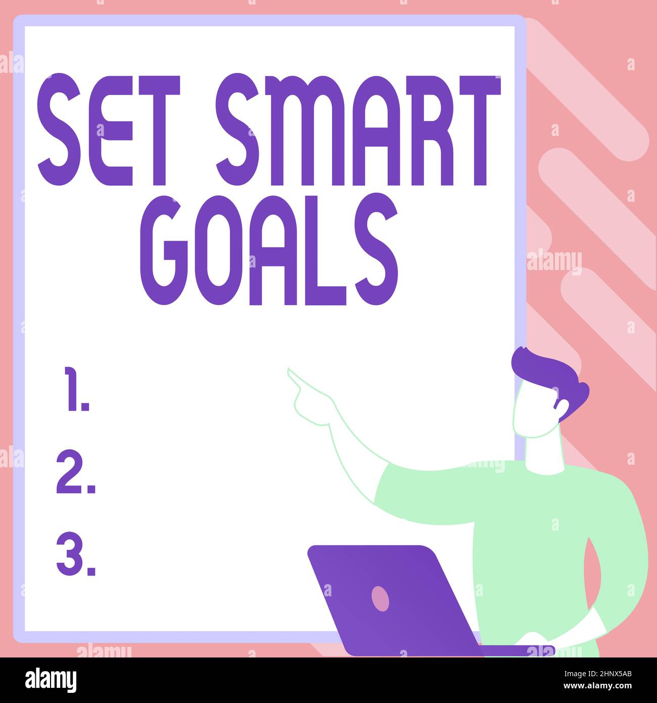 Inspiration showing sign Set Smart Goals, Business showcase giving ...