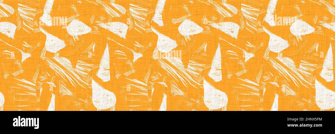 Seamless two tone hand drawn brushed effect pattern border swatch. High ...