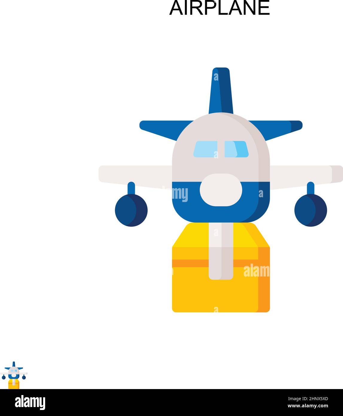 Airplane simple hi-res stock photography and images - Alamy