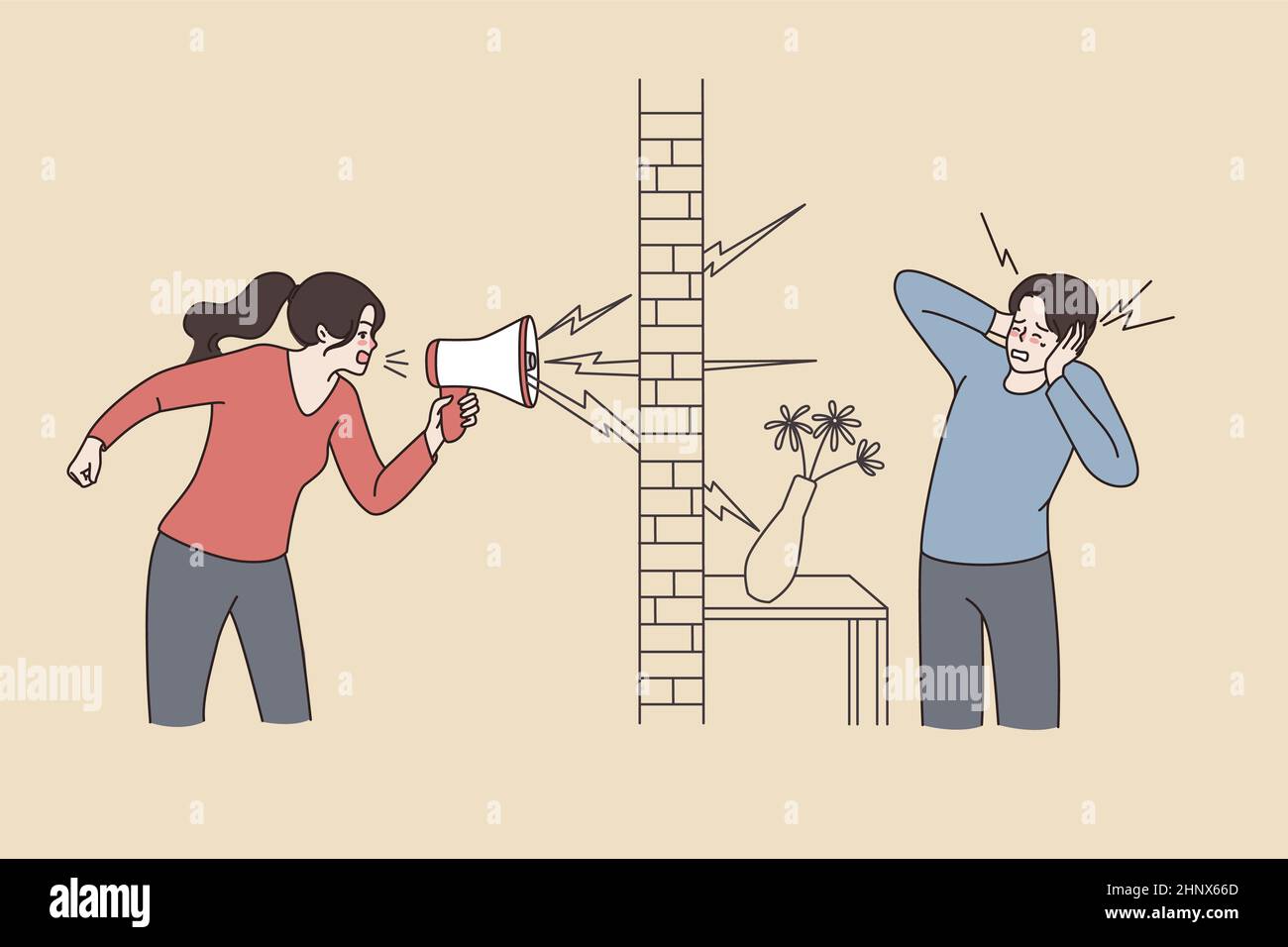 Neighbor stress hi-res stock photography and images - Alamy