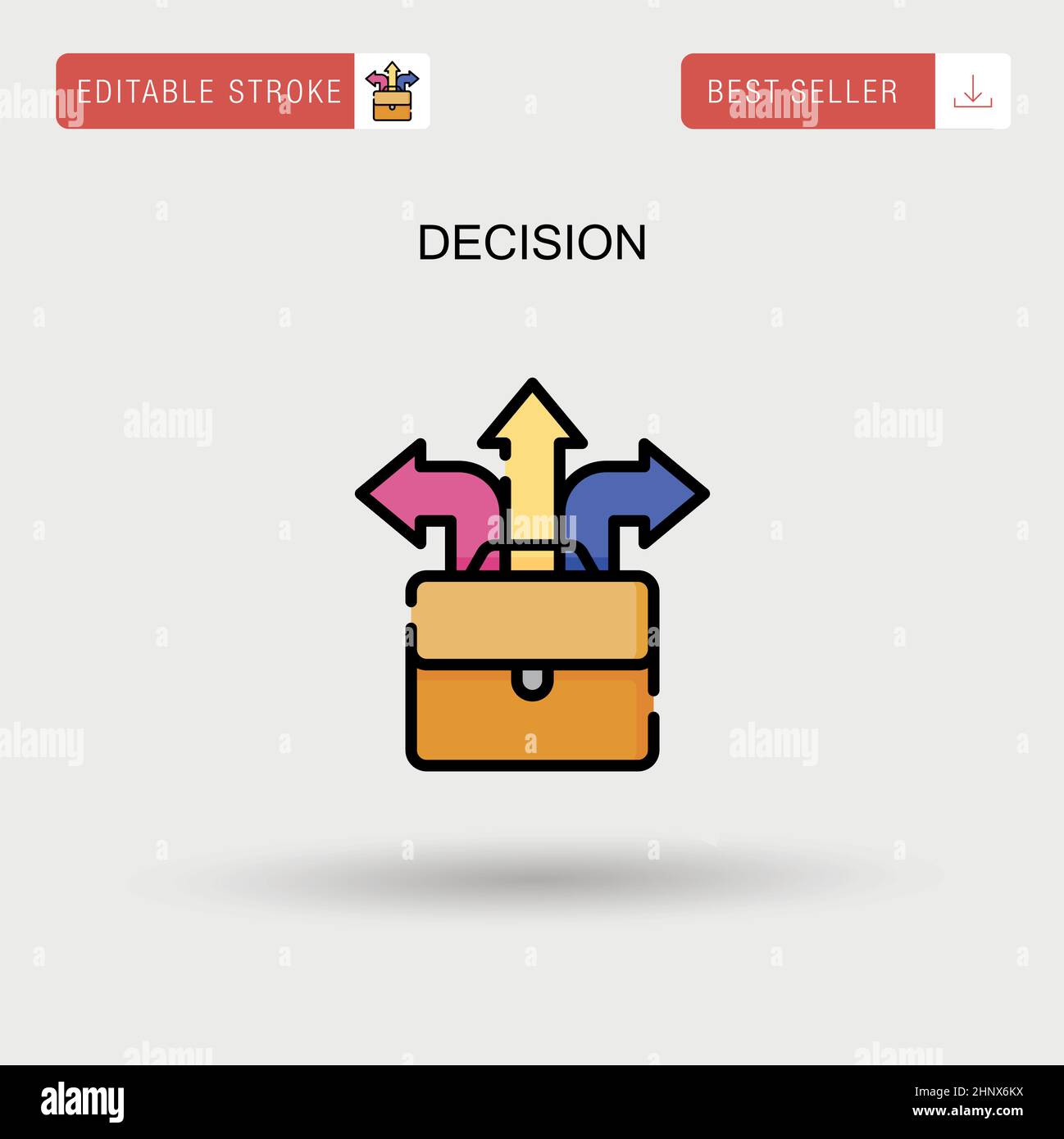 Decision making icon hi-res stock photography and images - Alamy