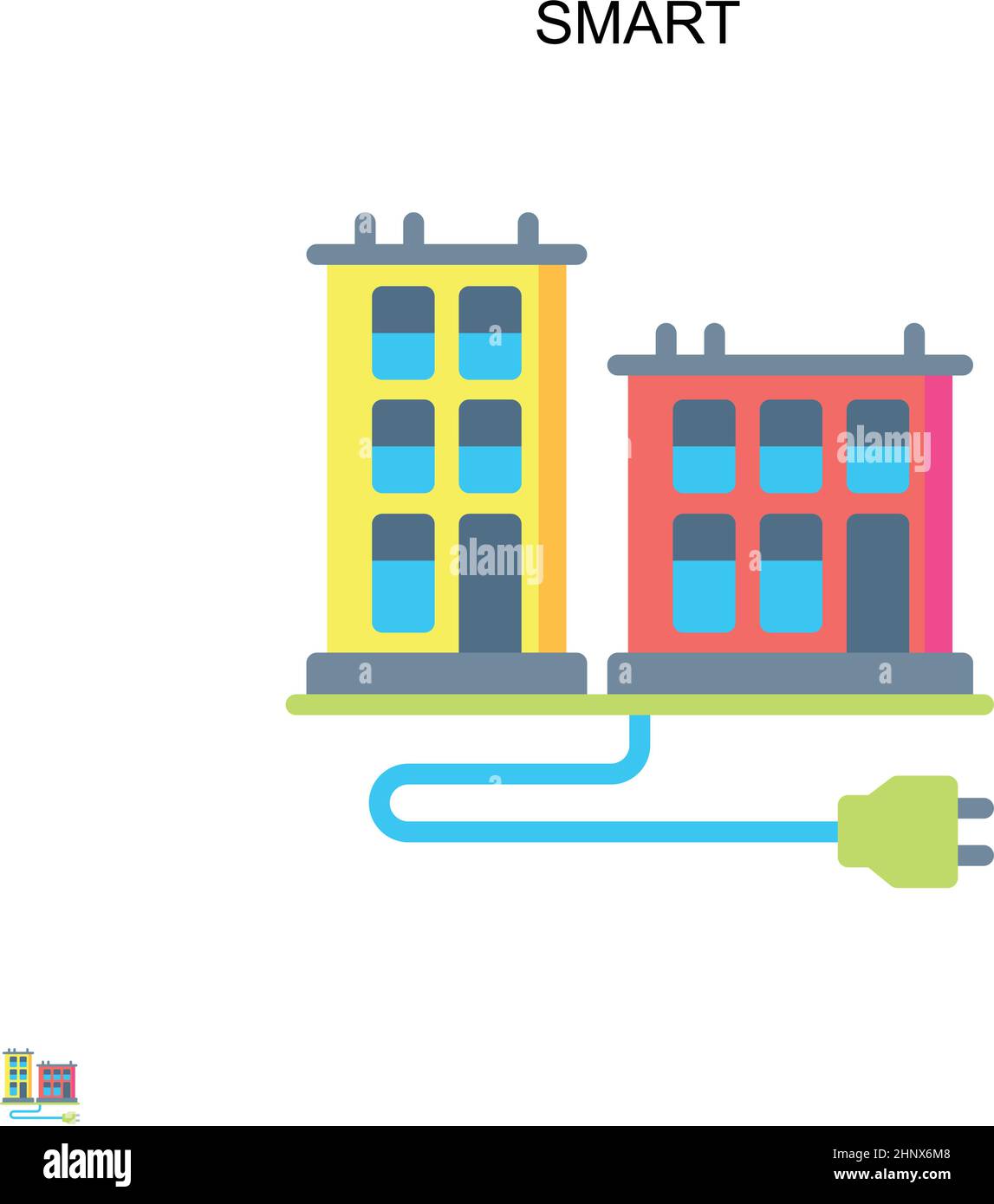 Smart Simple vector icon. Illustration symbol design template for web ...