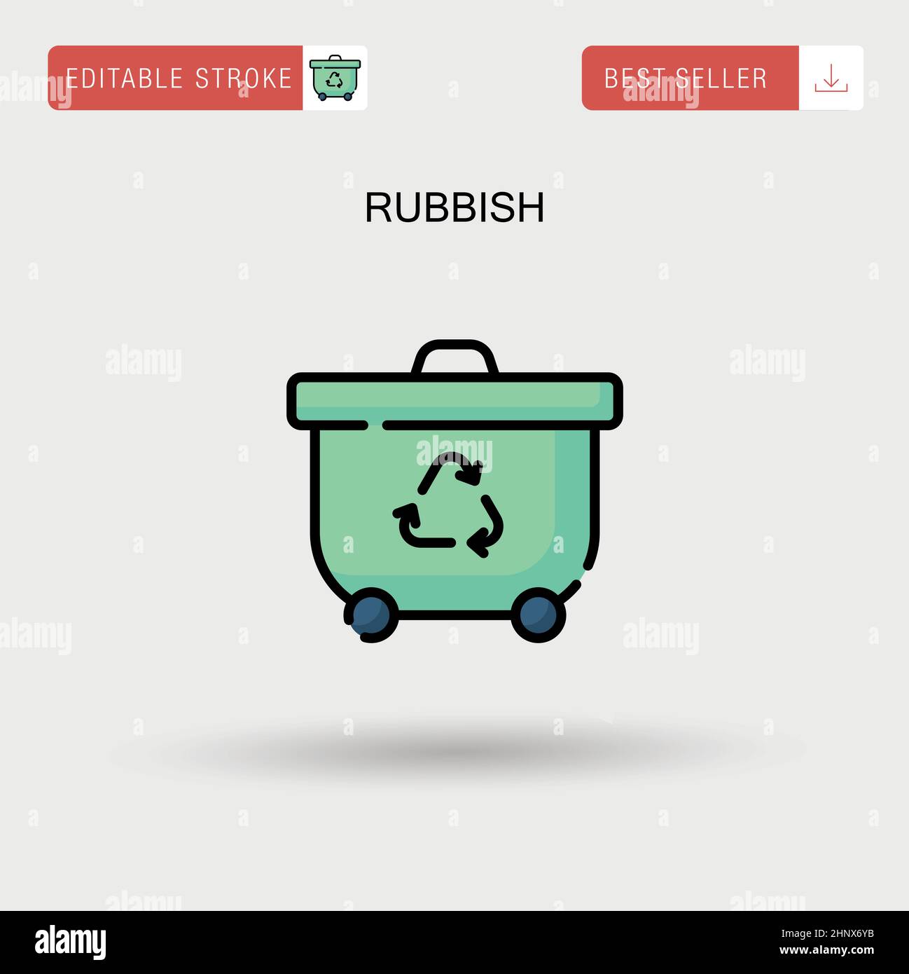 Rubbish collection Stock Vector Images - Alamy