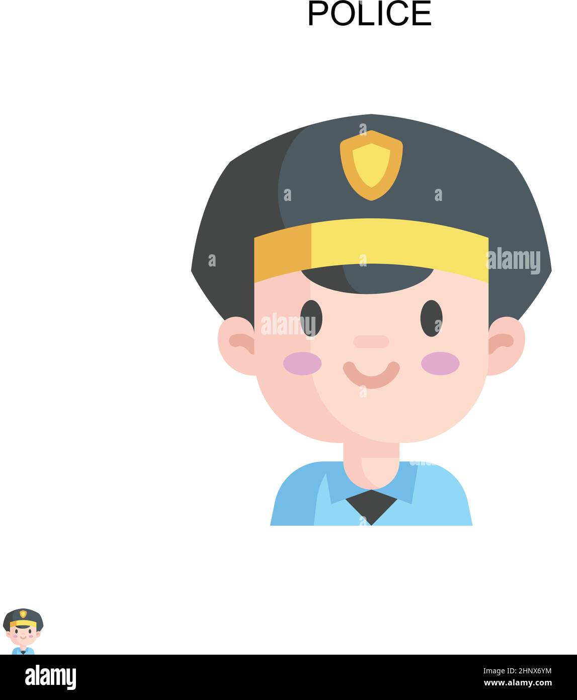 Cop uniform Stock Vector Images - Alamy