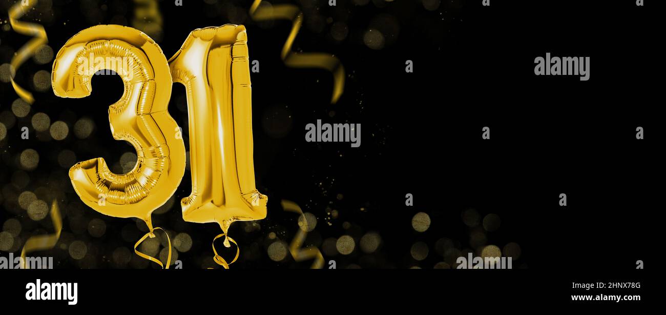 Golden number 31 hi-res stock photography and images - Alamy
