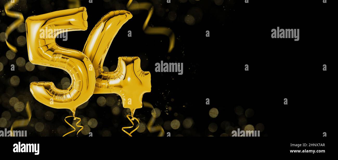 Golden number fifty four hi-res stock photography and images - Alamy