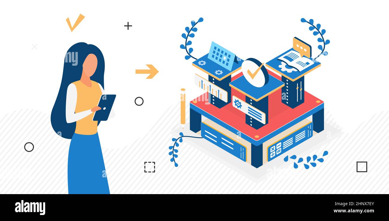 Engaging studying educational skills developing process. Learning of ...