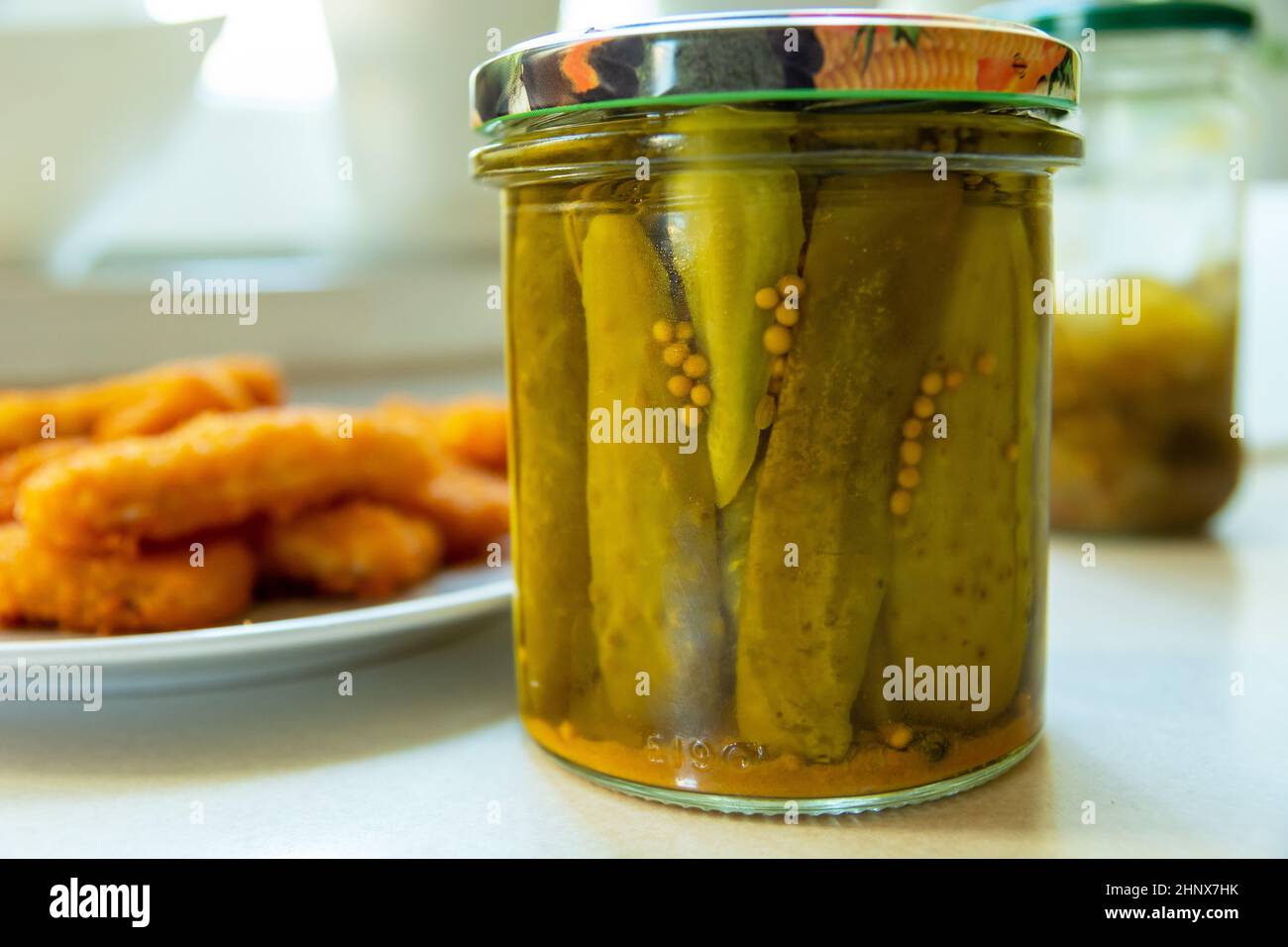 Pickled fish in a glass jar hi-res stock photography and images - Alamy